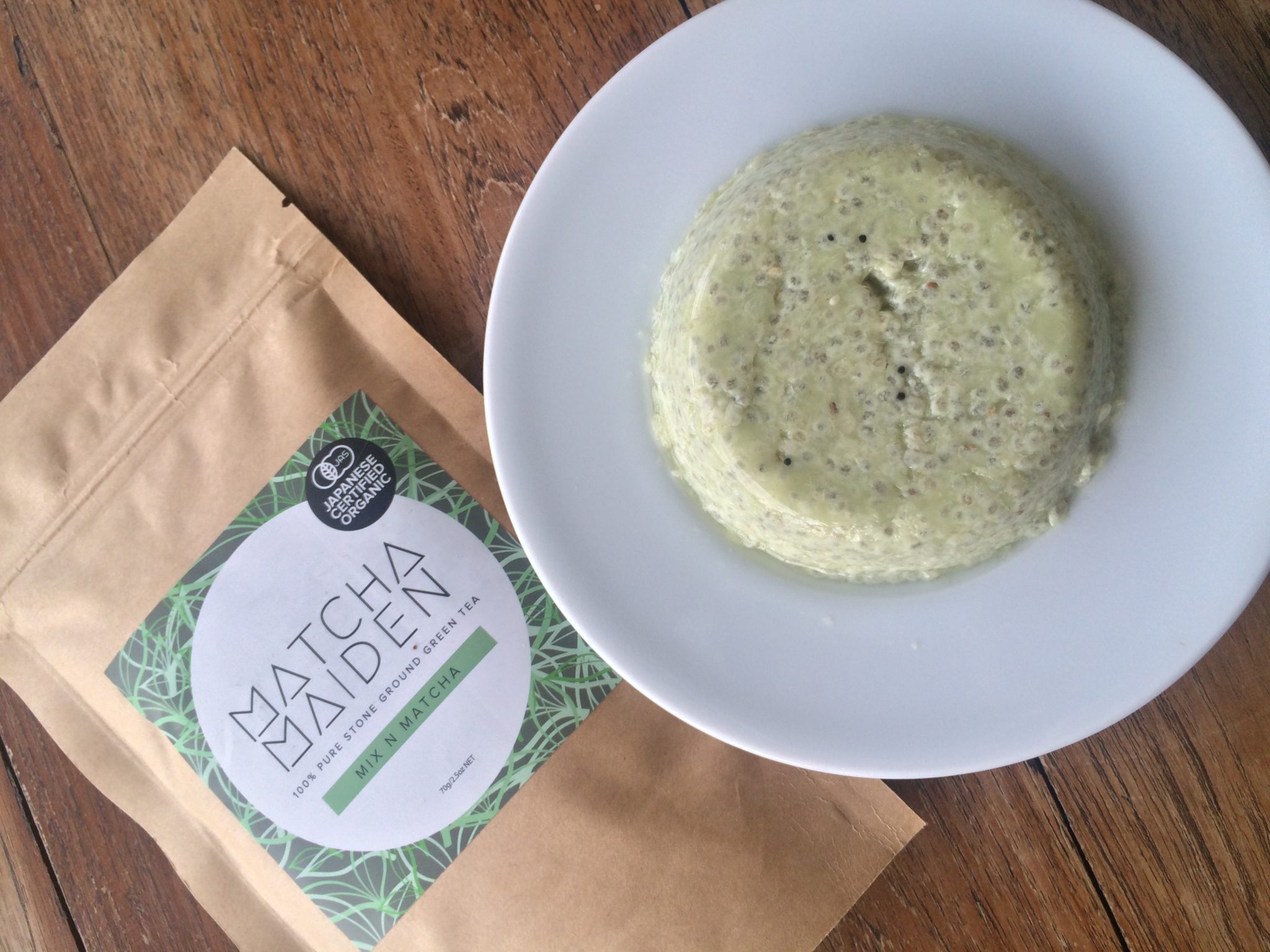 Matcha Chia Jello by Rocio Cid - Matcha Maiden