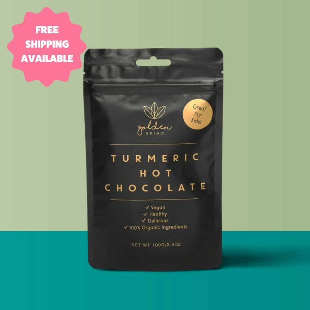 Golden Cocoa Bliss: Healthy Turmeric Hot Chocolate Blend